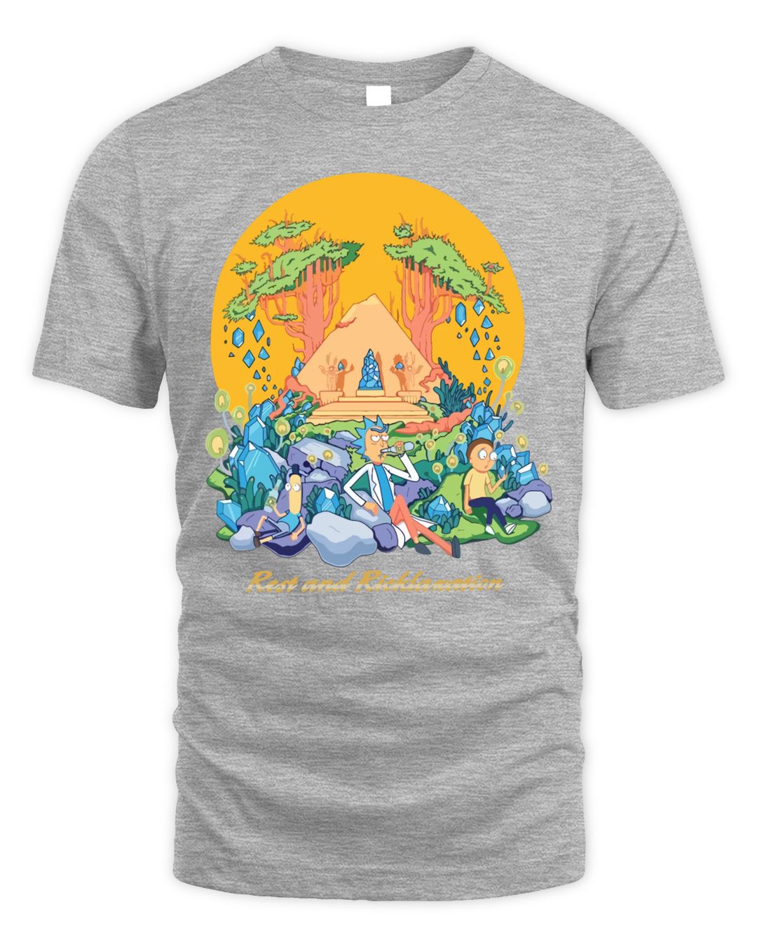 Rick and Morty Merch Rest And Ricklaxation Shirt | Cumola